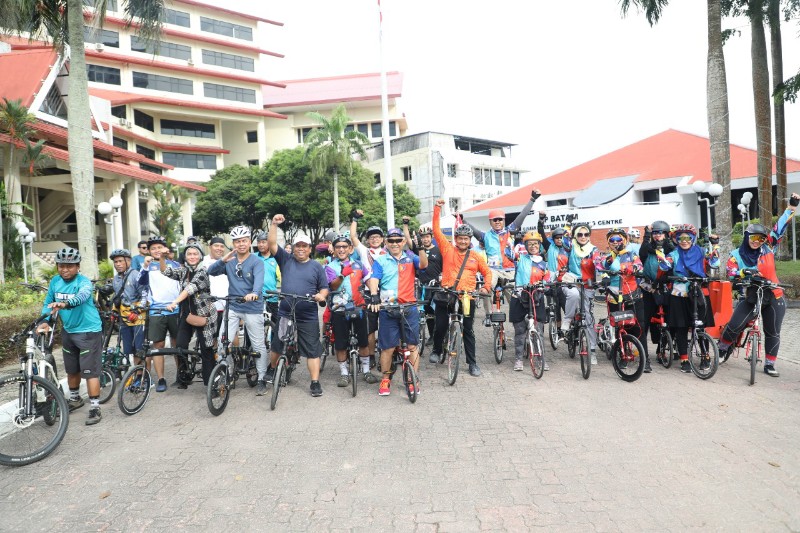 Kepala BP Batam Resmikan Pedistrian dan Lajur Sepeda di Kawasan Batam ...